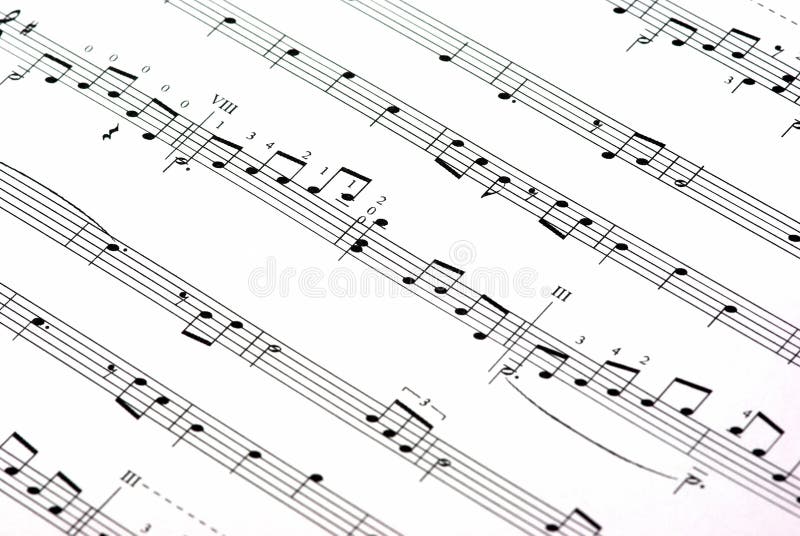 Note di musica immagine stock. Immagine di barre, disposizioni - 17061963