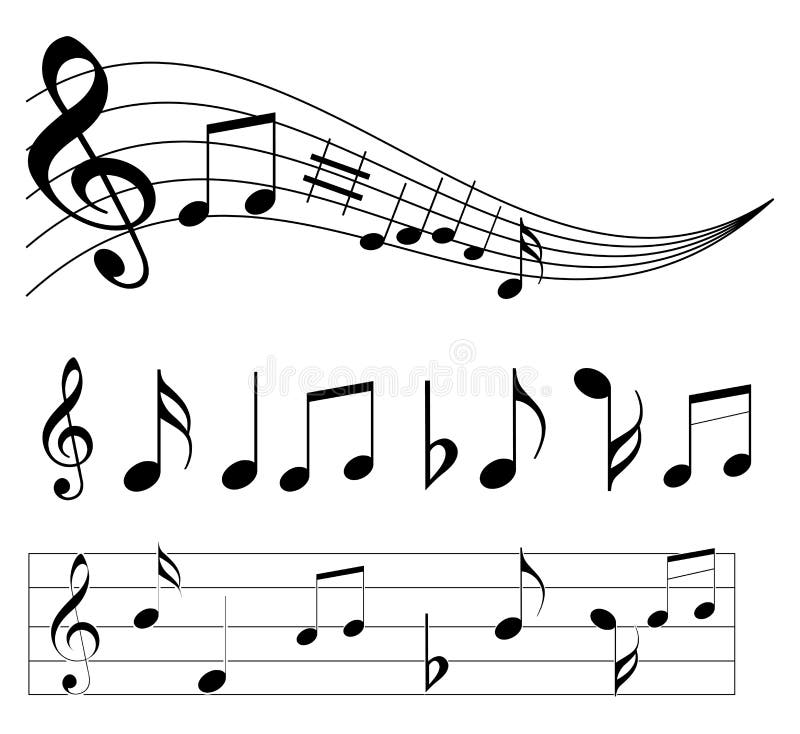 Gatti e musica di vettore illustrazione vettoriale. Illustrazione di ...