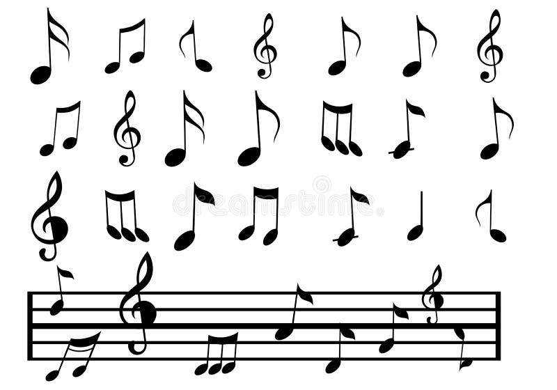 Gatti e musica di vettore illustrazione vettoriale. Illustrazione di ...