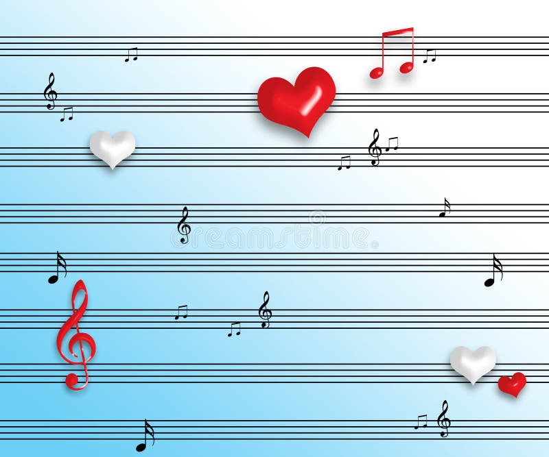 Note di musica illustrazione vettoriale. Illustrazione di gradazione ...