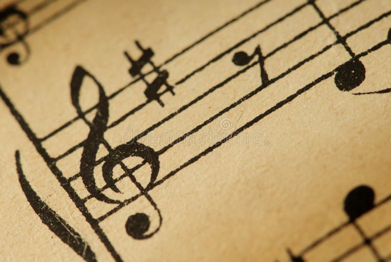 Note di musica immagine stock. Immagine di note, musica - 3792613