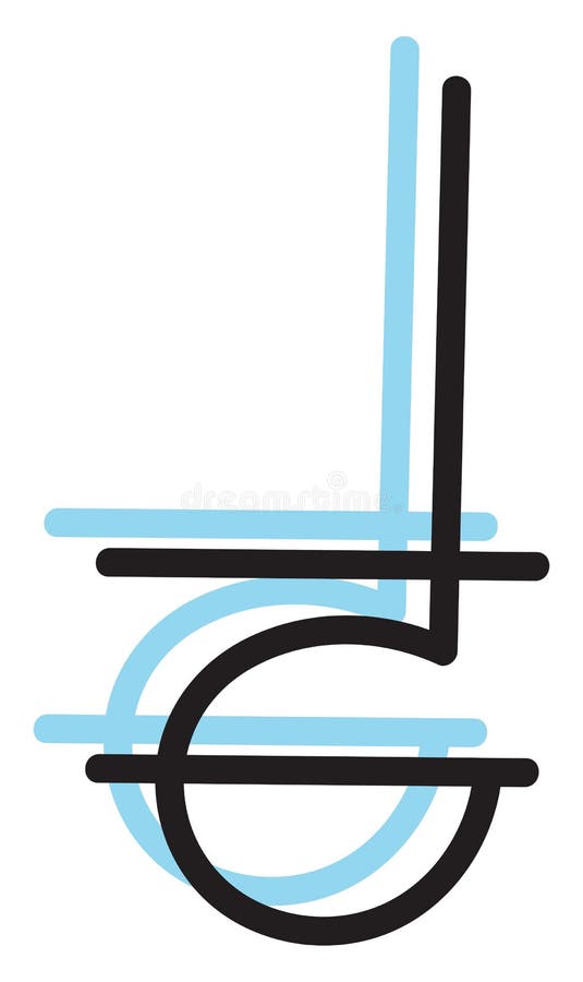 Note with a Double Line, Icon Stock Vector - Illustration of bass ...