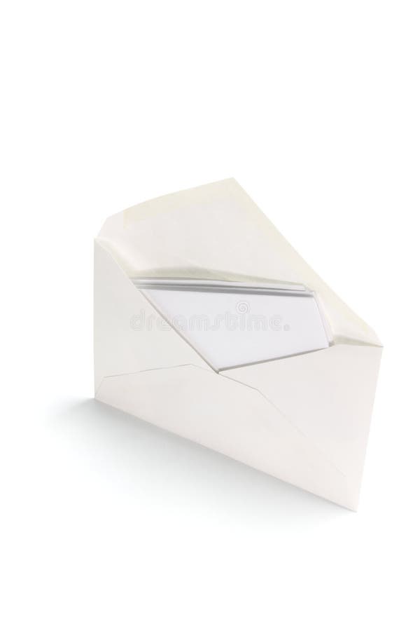 Note in Envelope stock photo. Image of correspondence - 10466100