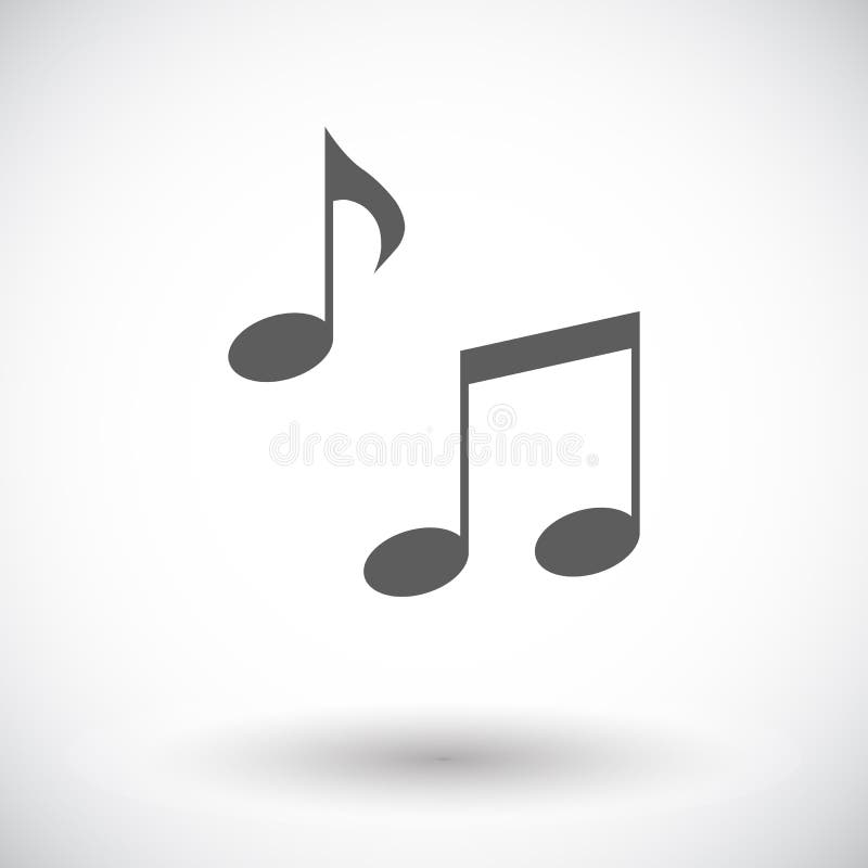 Note flat icon stock vector. Illustration of silhouette - 97577113