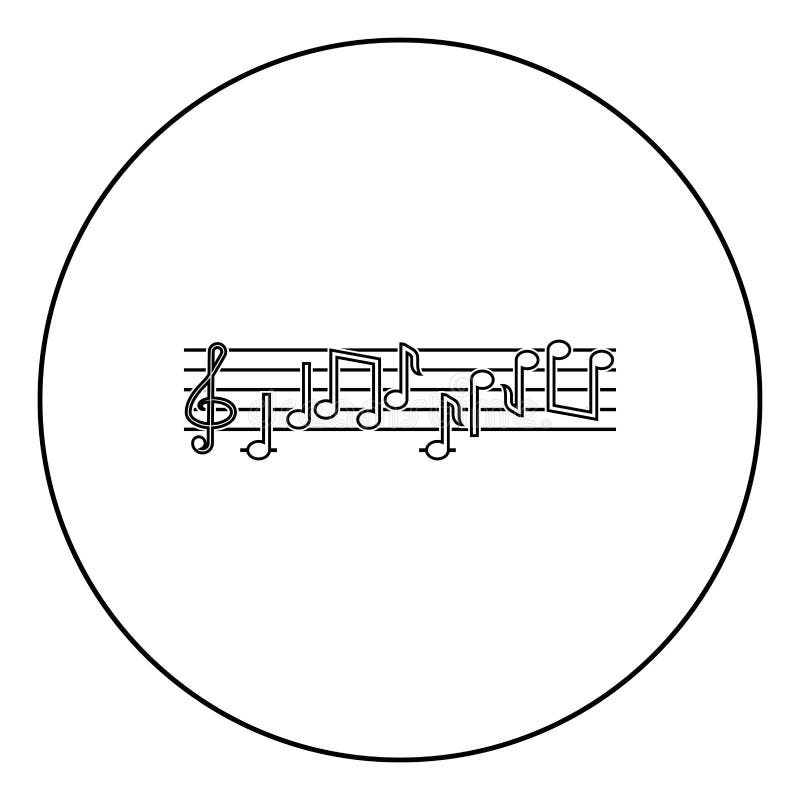 Music Notes Black Circle Vector Stock Illustrations – 660 Music Notes ...