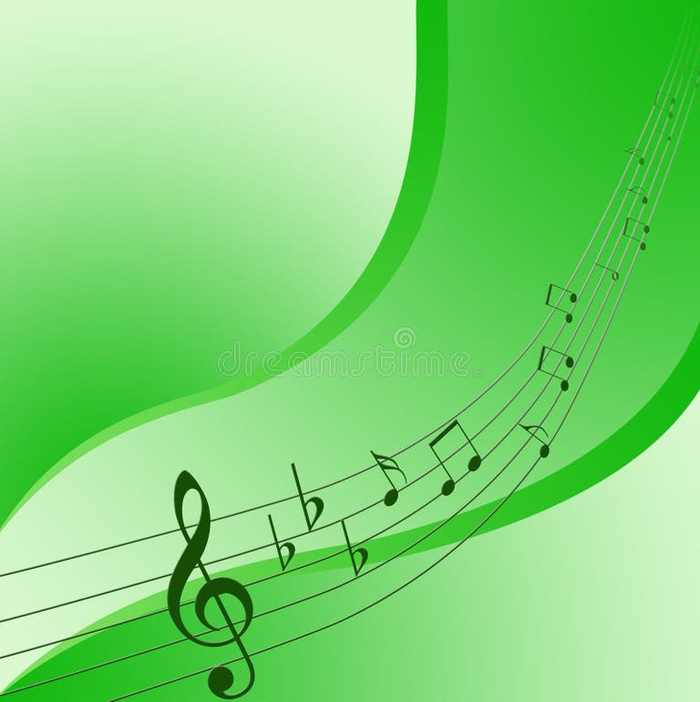 Music Note Background Green Stock Illustrations – 4,397 Music Note ...