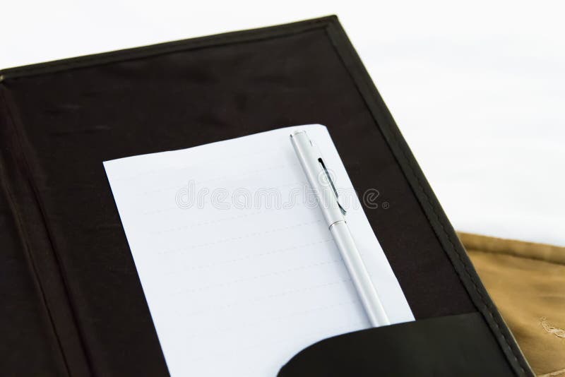 Note in Hotel Room stock image. Image of canvas, notebook - 33046245