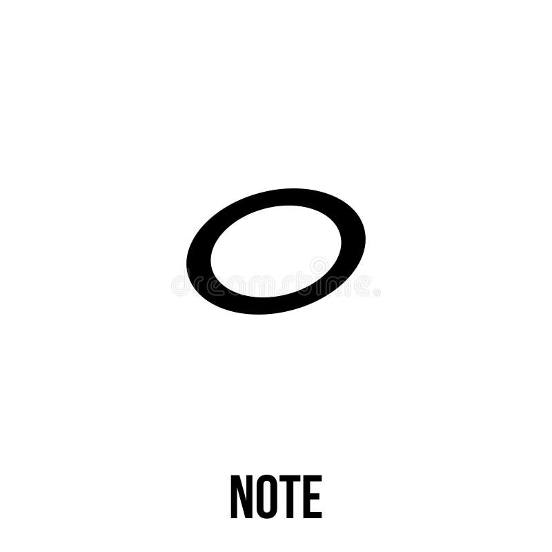 Note Icon or Logo in Modern Line Style. Stock Vector - Illustration of ...