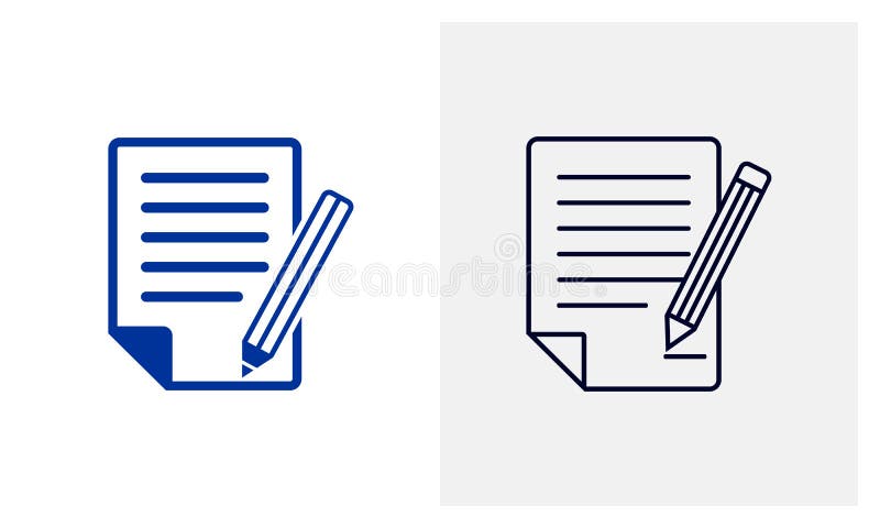 Note Icon Logo Vector Template, Education Icon Concepts, Creative ...