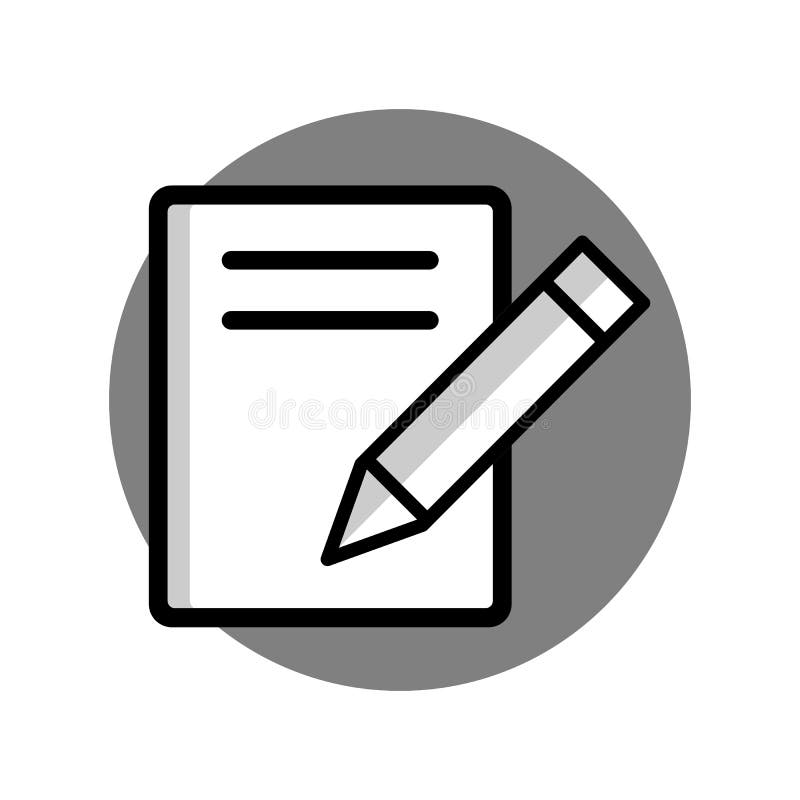 Note Taking Icon Stock Illustrations – 379 Note Taking Icon Stock ...