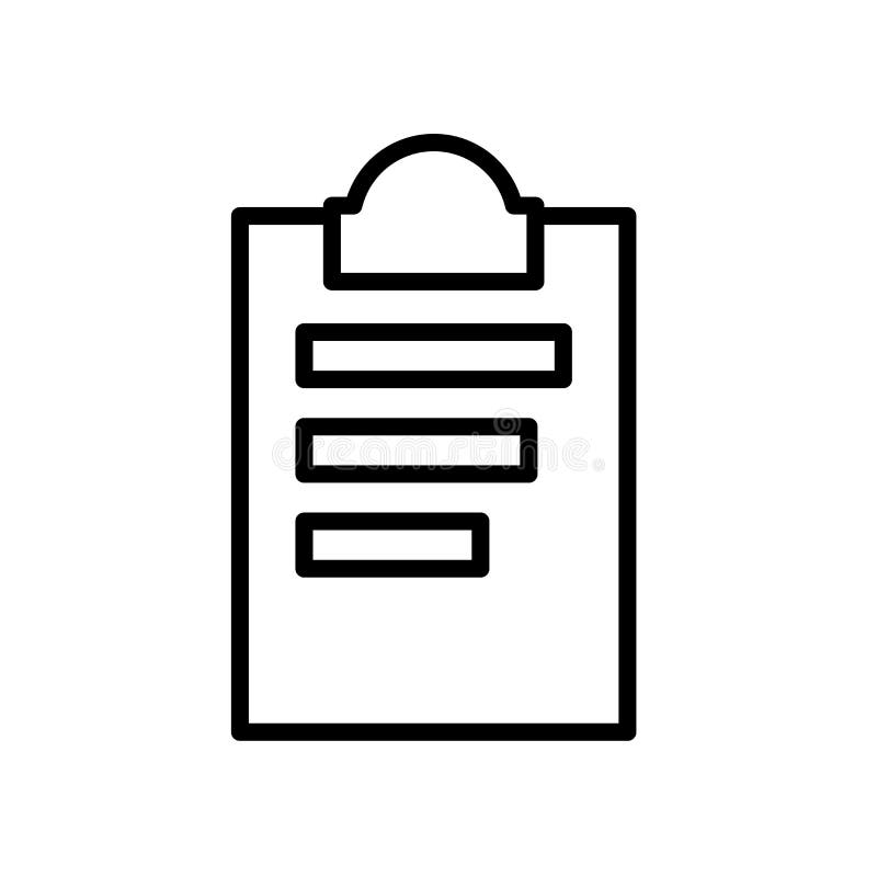 Note Icon Vector Isolated on White Background, Note Sign , Office ...