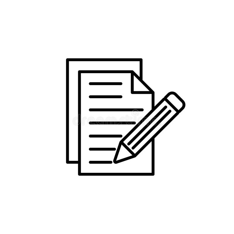 Note Icon . Notepad Icon Vector Stock Vector - Illustration of ...