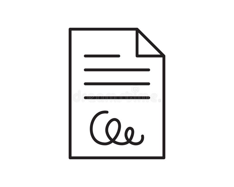 Note Icon Vector Sign. Paper Message or Document Page Stock Vector ...