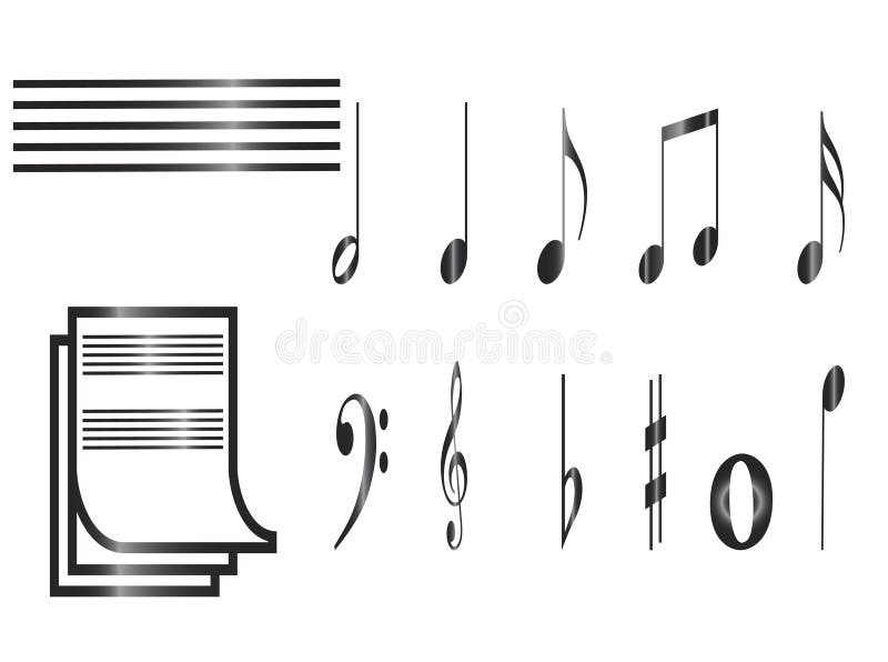 Note and lines system stock vector. Illustration of notebook - 7456537