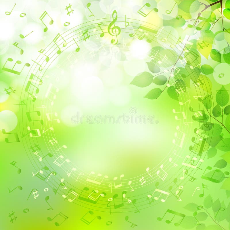 Note music sea stock vector. Illustration of palm, note - 41500412
