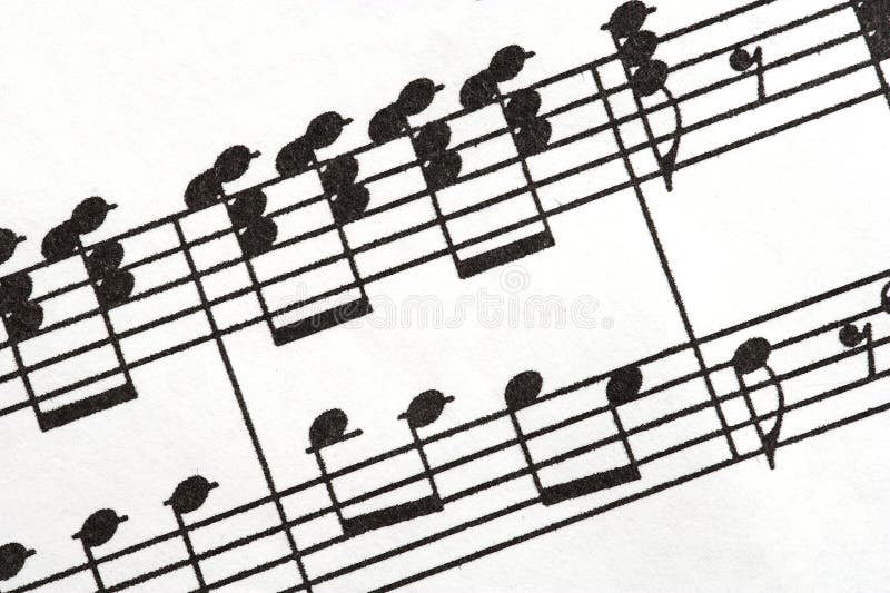Note musicali fotografia stock. Immagine di barre, nero - 2017196