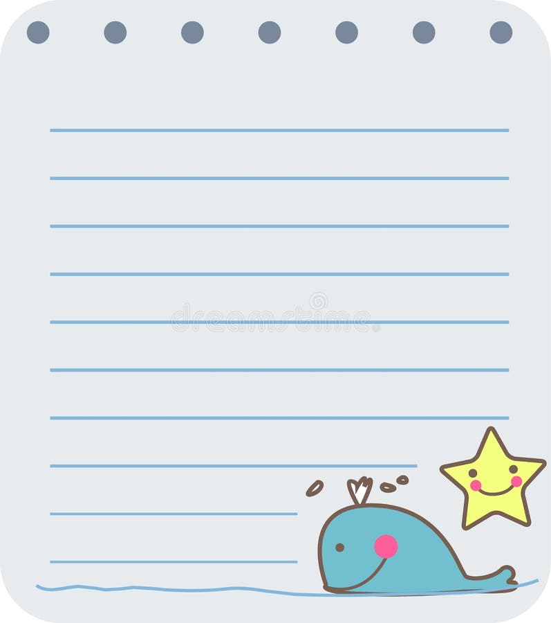 Note pad stock vector. Illustration of writing, page - 11589628