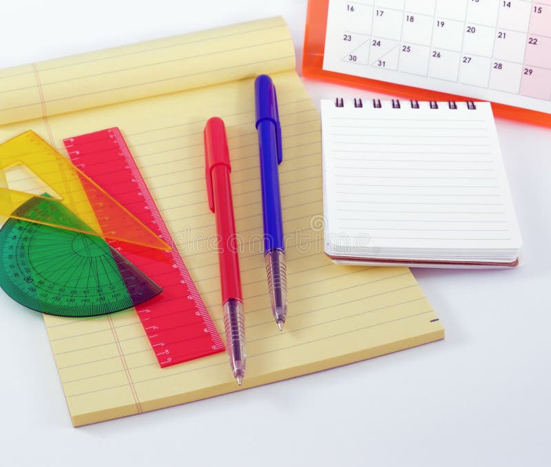 Note pad stock image. Image of ruler, accessory, item - 2533501