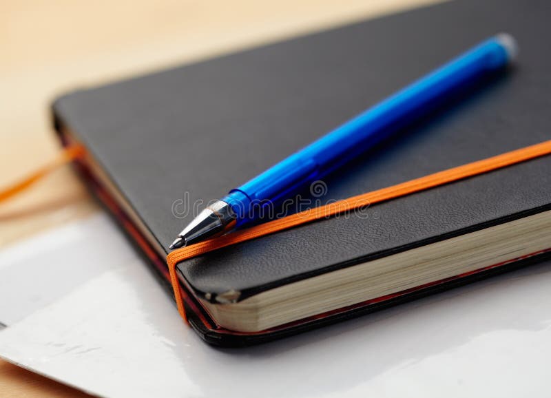 Note pad and pen stock image. Image of paper, notebook - 27101631