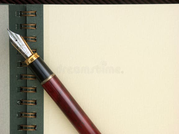 Note Pad, Pen and Copy Space Stock Image - Image of correspondence ...
