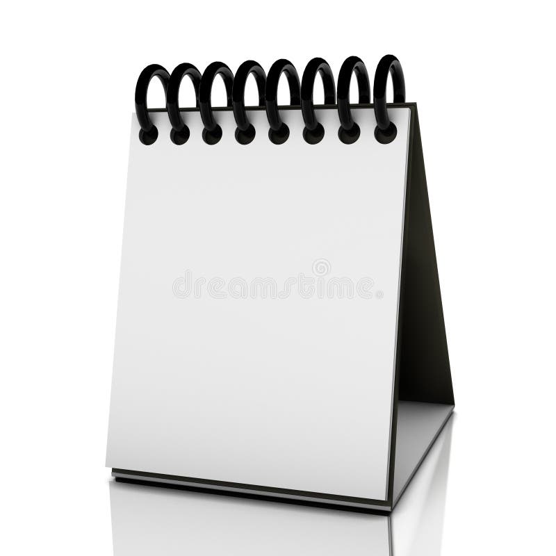 Note pad stand stock illustration. Illustration of creative - 6464670
