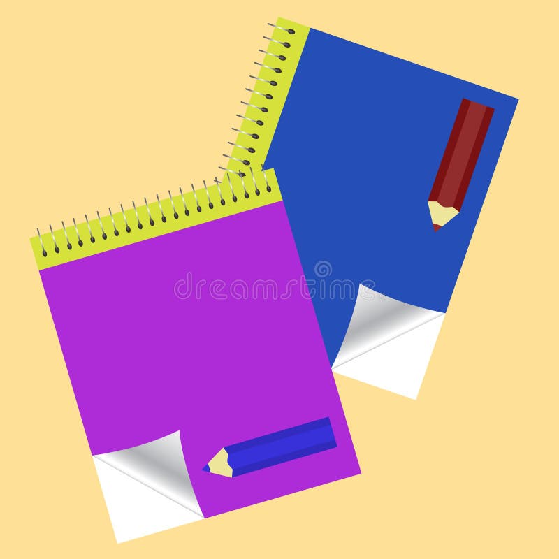 Note pads stock vector. Illustration of copy, binding - 23978663