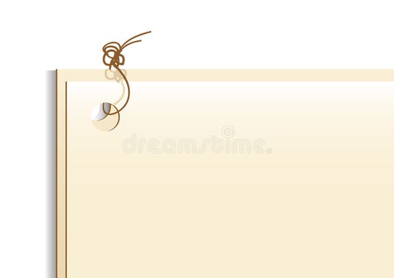 Note paper stock vector. Illustration of isolated, paste - 8912907