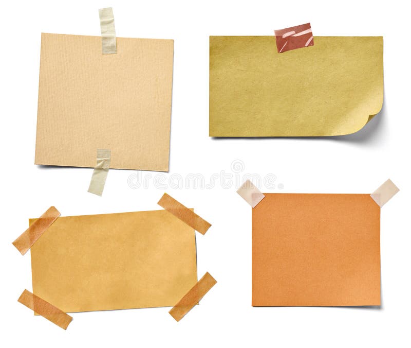 Note Paper Blank Sign Tag Label Vintage Stock Photo - Image of ...