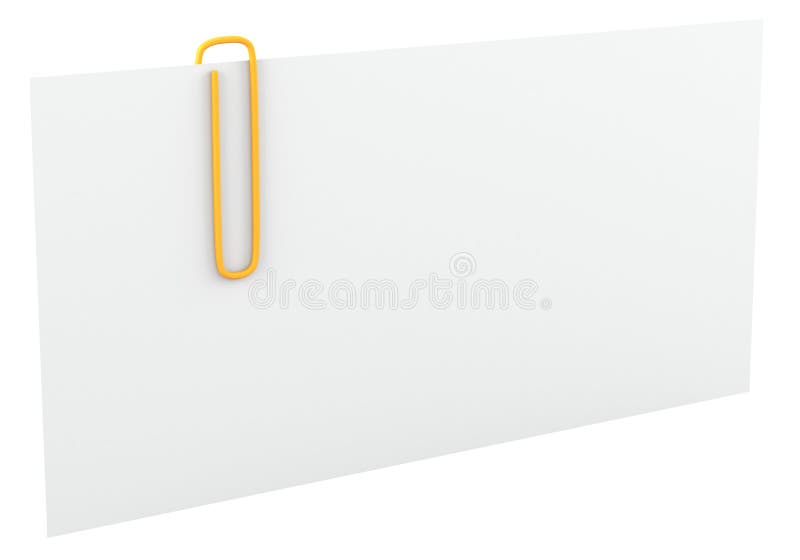 Lined Paper and Paper Clips Stock Vector - Illustration of business ...