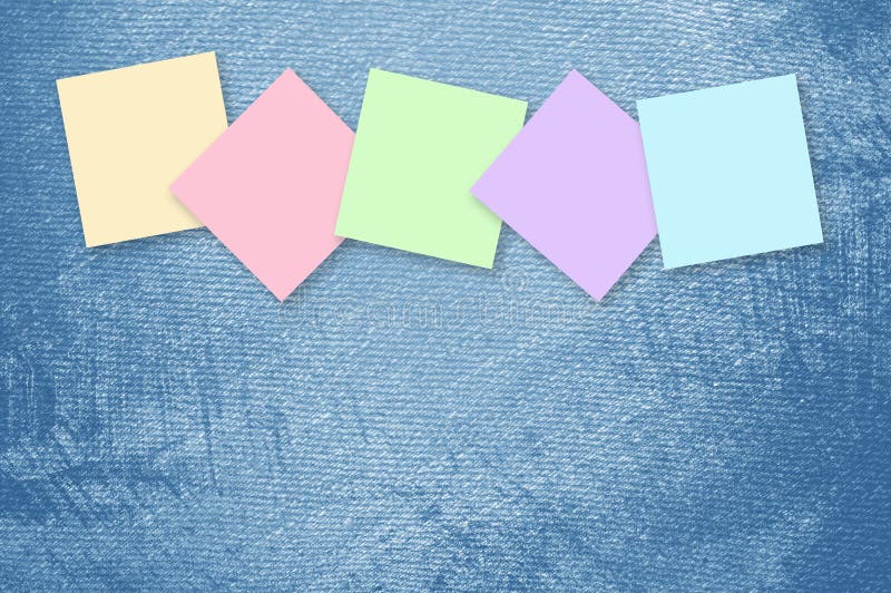 Note Paper on Grunge Orange Color Background Stock Illustration ...