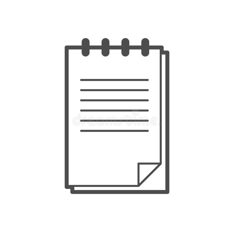 Note paper icon stock vector. Illustration of envelop - 86710221