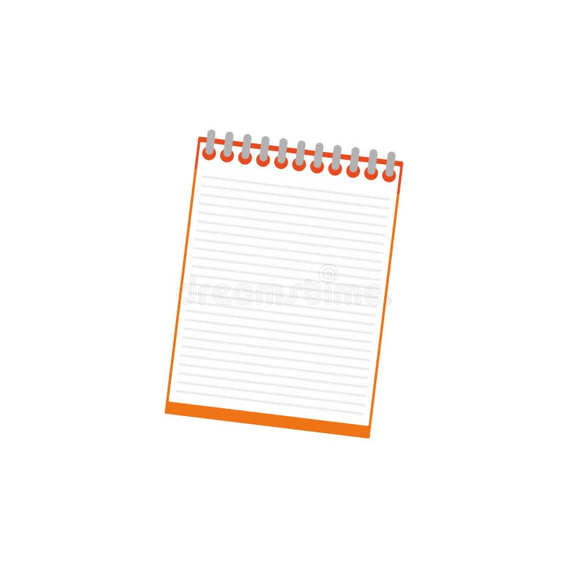 Note paper isolated stock illustration. Illustration of blank - 85129079