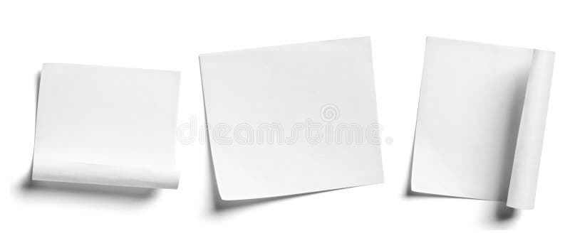 Note Paper Message Business Office Stock Photo - Image of empty ...