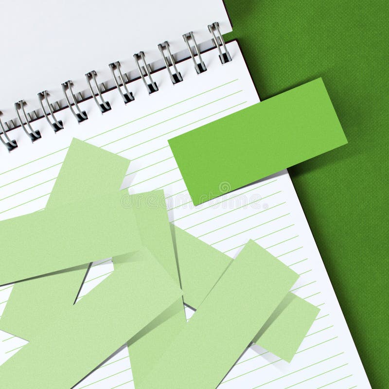 Note paper on notebook stock photo. Image of white, notepad - 25120452