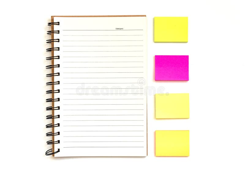 Note Paper, Open Notepad, Blank Multicolored Paper Blocks for Notes on ...