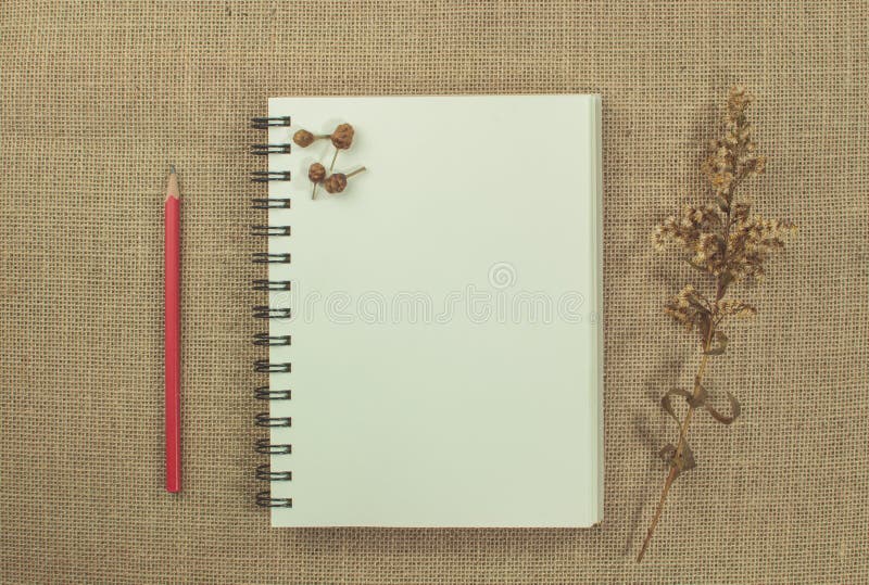 Note paper and Pencil stock image. Image of list, notebook - 64160999