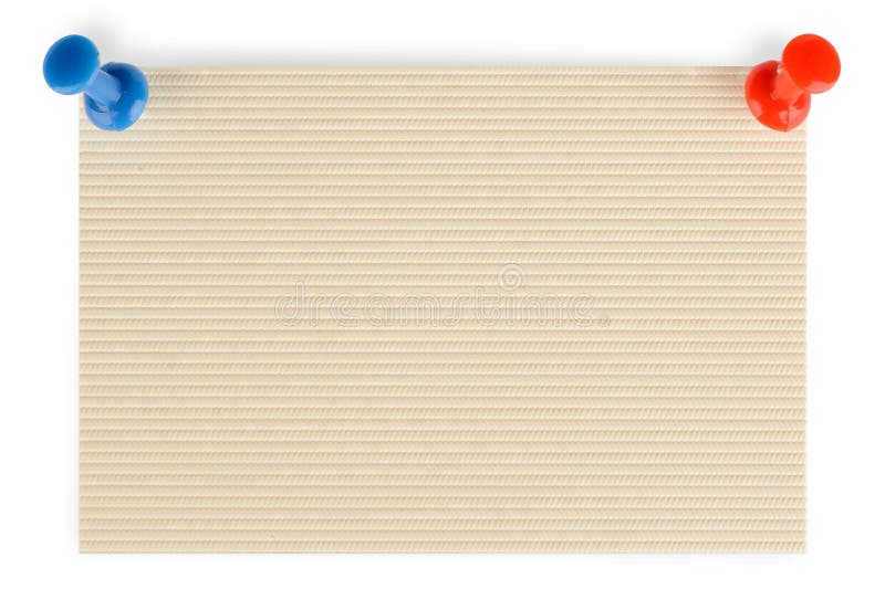 Note paper and pins stock image. Image of education, memo - 31739331