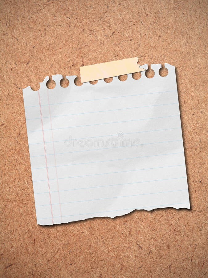 Note Paper Post on Wooden Board. Stock Image - Image of post, memory ...