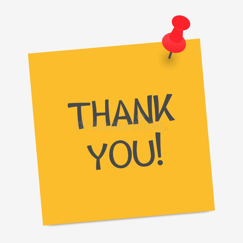 Note Paper with Push Pin. Sheet, Sticky Note or Notebook Page with Text ...