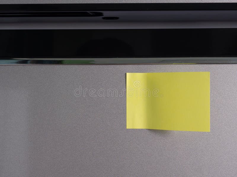 Refrigerator Note stock image. Image of notice, notification - 1468333