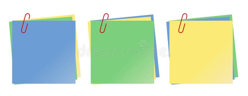 Note paper stock vector. Illustration of clear, blank - 30672375