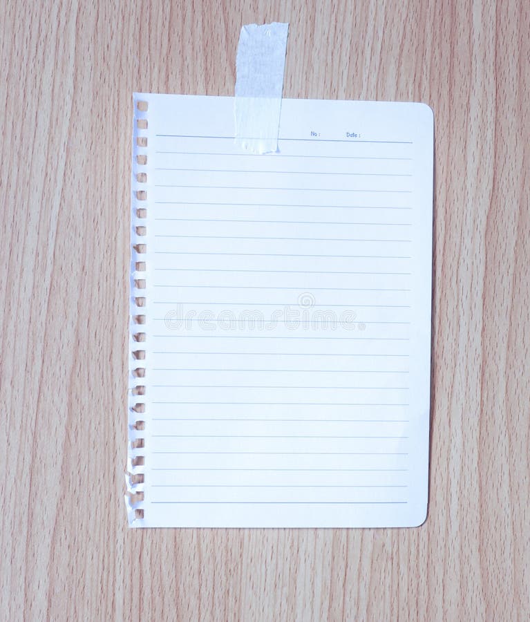 Note paper on wooden board stock image. Image of office - 38388919