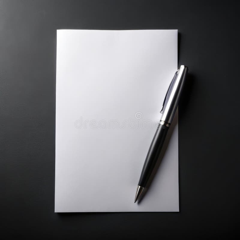 Note with pen stock illustration. Illustration of draw - 340346296