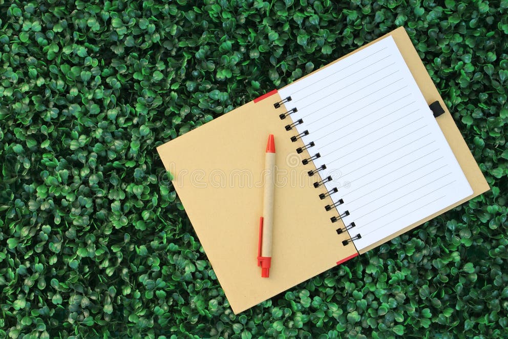 Note and pen on turf stock photo. Image of notepad, report - 48513138