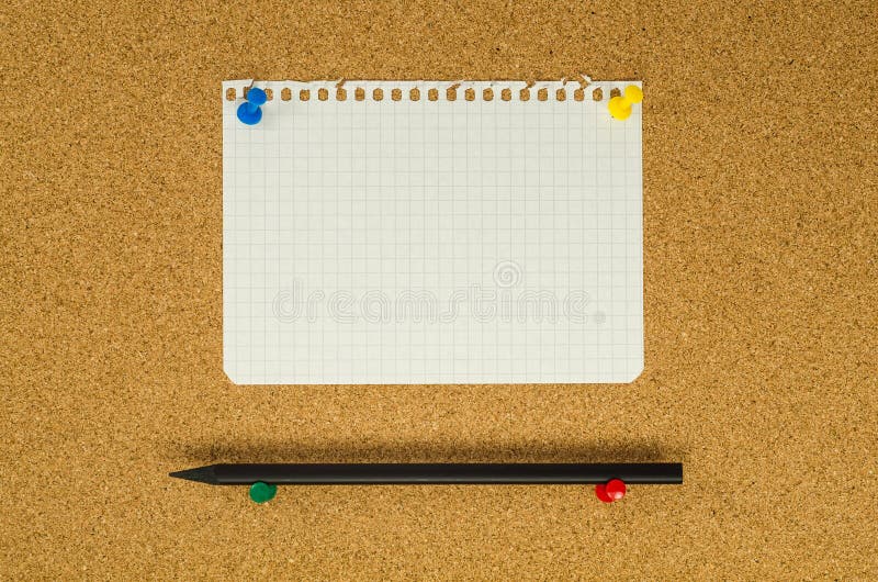 Note and pencil stock photo. Image of information, paper - 66390590