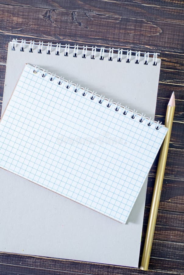 Note Pad and Pencil stock image. Image of jotter, notebook - 12074157