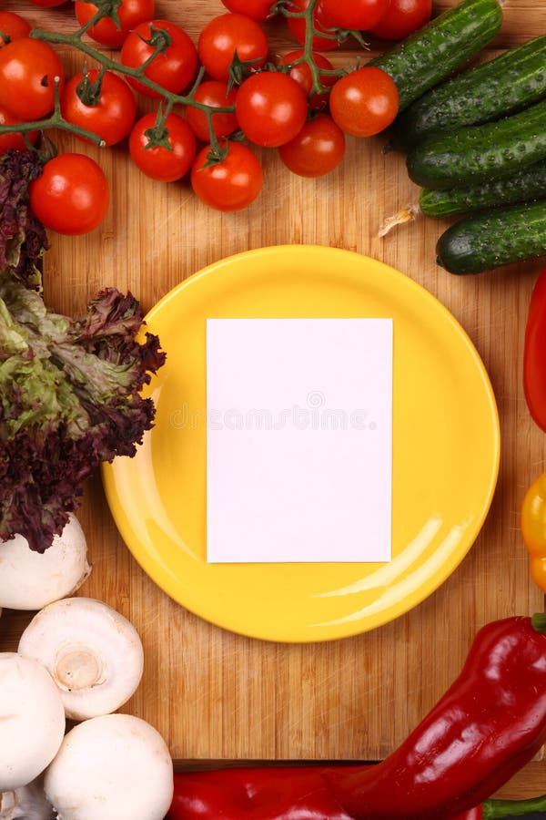 Note on a plate stock photo. Image of sheet, note, paper - 51657828