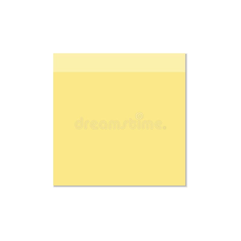 Post-it vector stock vector. Illustration of reminder - 3193300