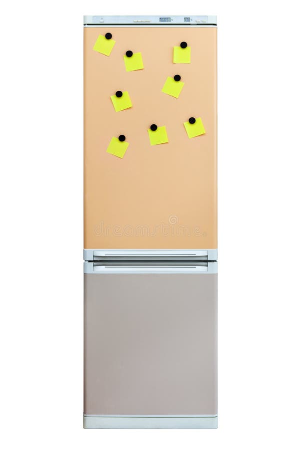 Note on refrigerator door stock photo. Image of appliance - 31508162