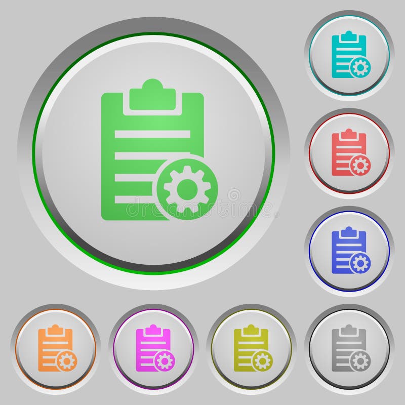 Set of Push Buttons for Stop - Vector Stock Vector - Illustration of ...